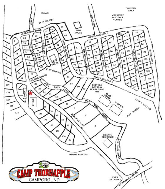MAPS – Camp Thornapple Campground